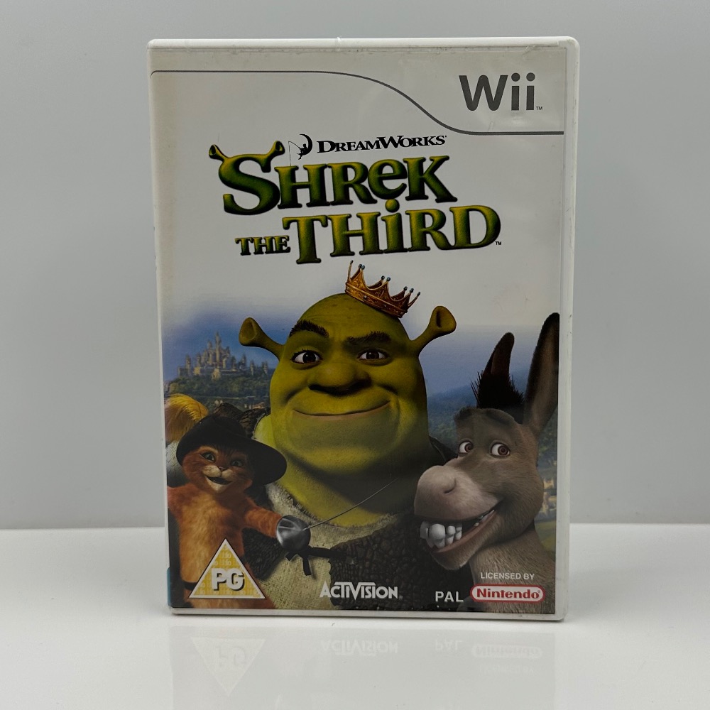 Pre-owned DREAMWORKS SHREK THE THIRD NINTENDO WII GAME - NO MANUAL ...